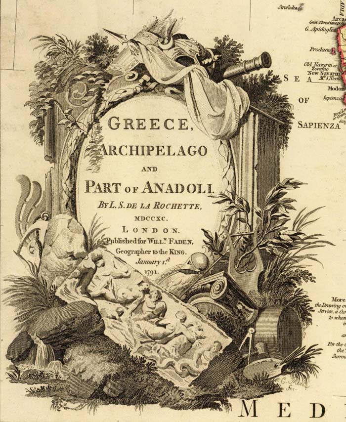 David Rumsey Historical Map Collection | Cartouches, or Decorative Map ...